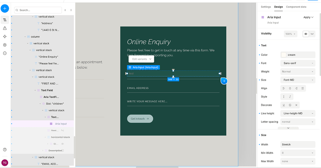 How to change placeholder text color in react-aria text input ...